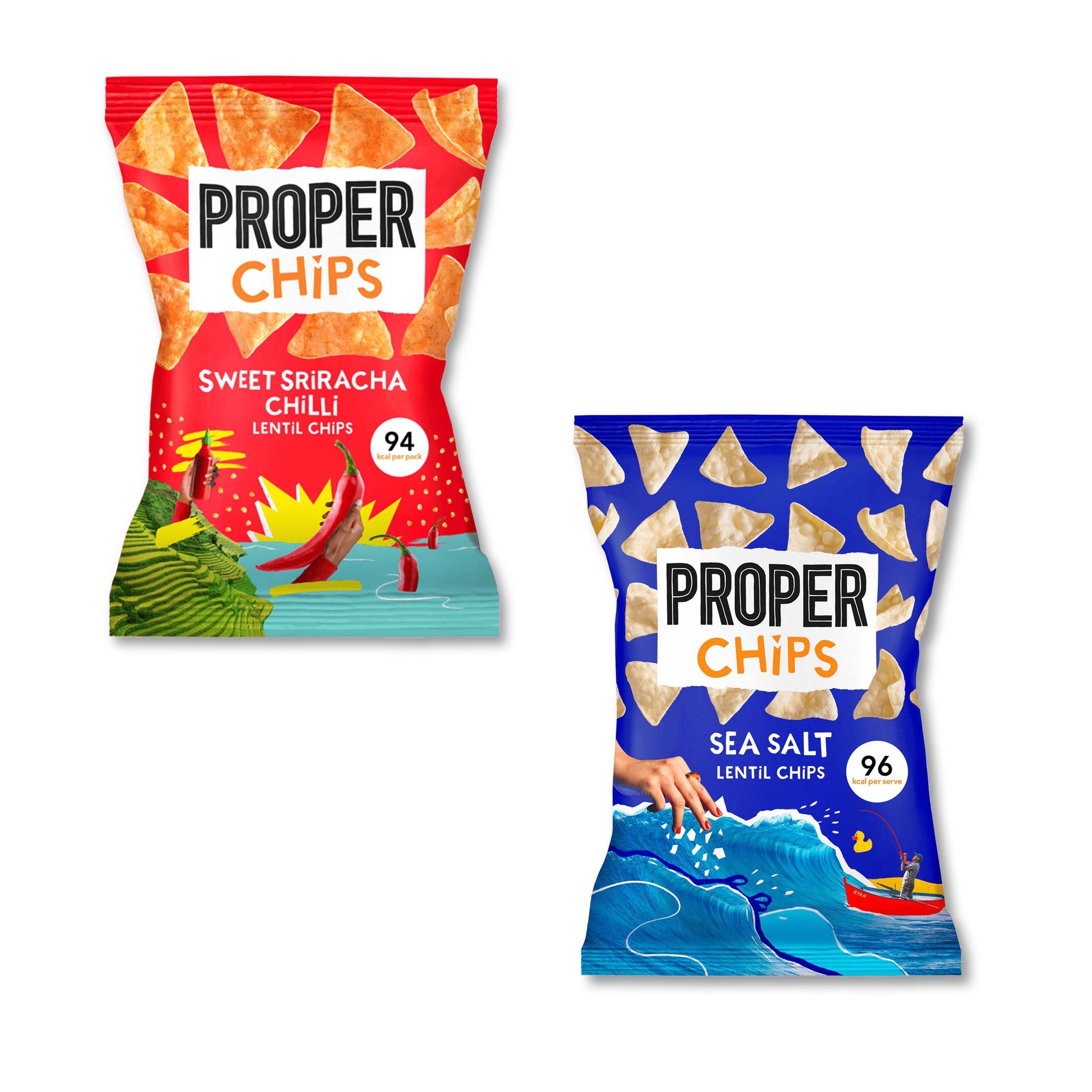 Proper - Lentil Chips - Eco Treats – The Ethical Gift Box